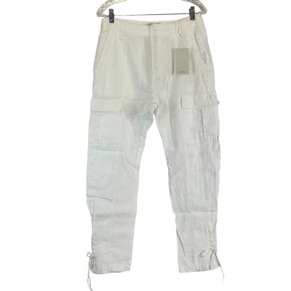 Joie | Pants & Jumpsuits | Joie Pants Womens Sz 4 White Telutci Linen ...